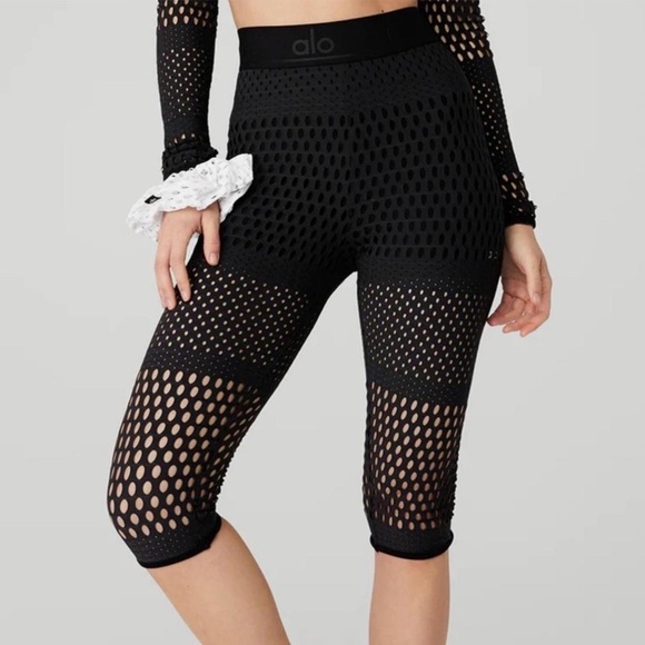 ALO Yoga | Pants & Jumpsuits | Alo Mesh High Rise High Waist Haute ...